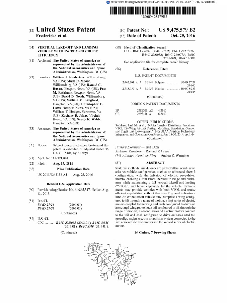 United States Patent: Fredericks Et Al. (Io) (45) Date of Patent: Oct ...