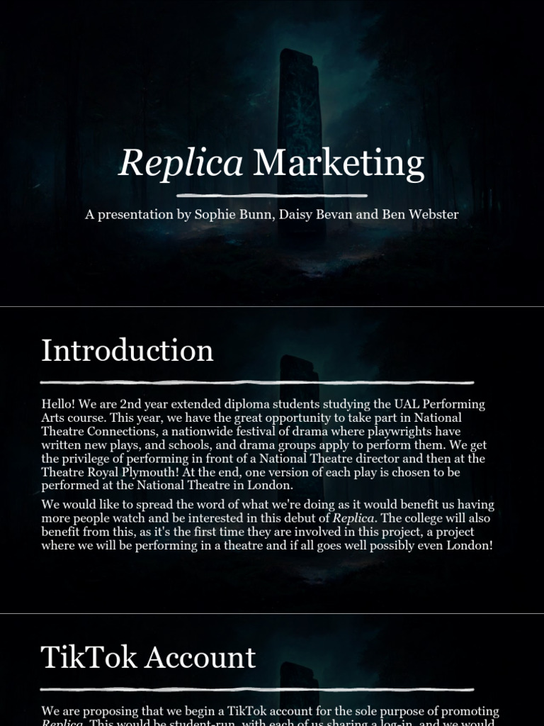 Replica Marketing | PDF | Entertainment