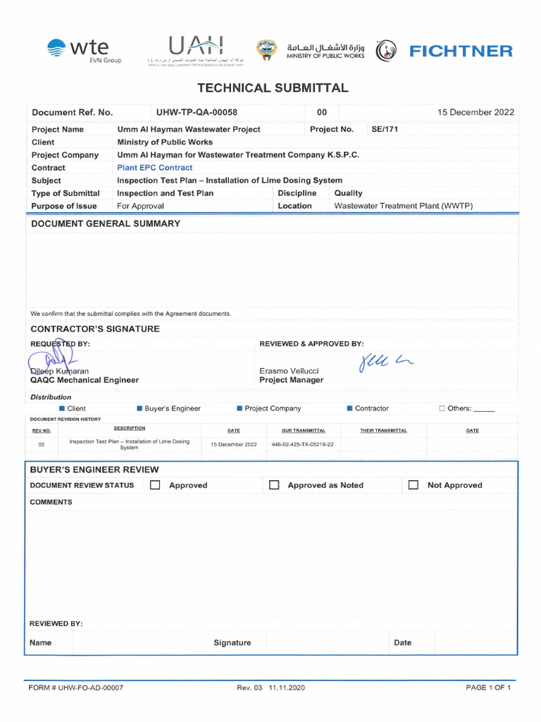 Installation Of Lime Dosing Download Free Pdf Pump Lime Material