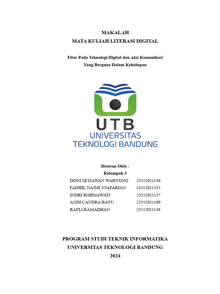 Makalah Literasi Digital | PDF