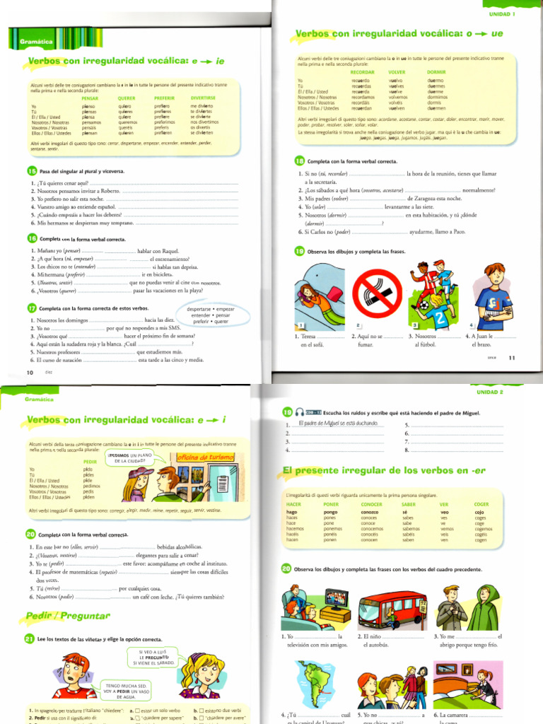 Ejercicios Presente de Indicativo 3 | PDF