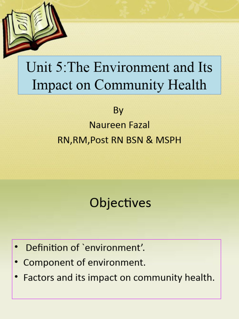 Unit 5 Envirnoment | PDF | Nursing | Environmental Health