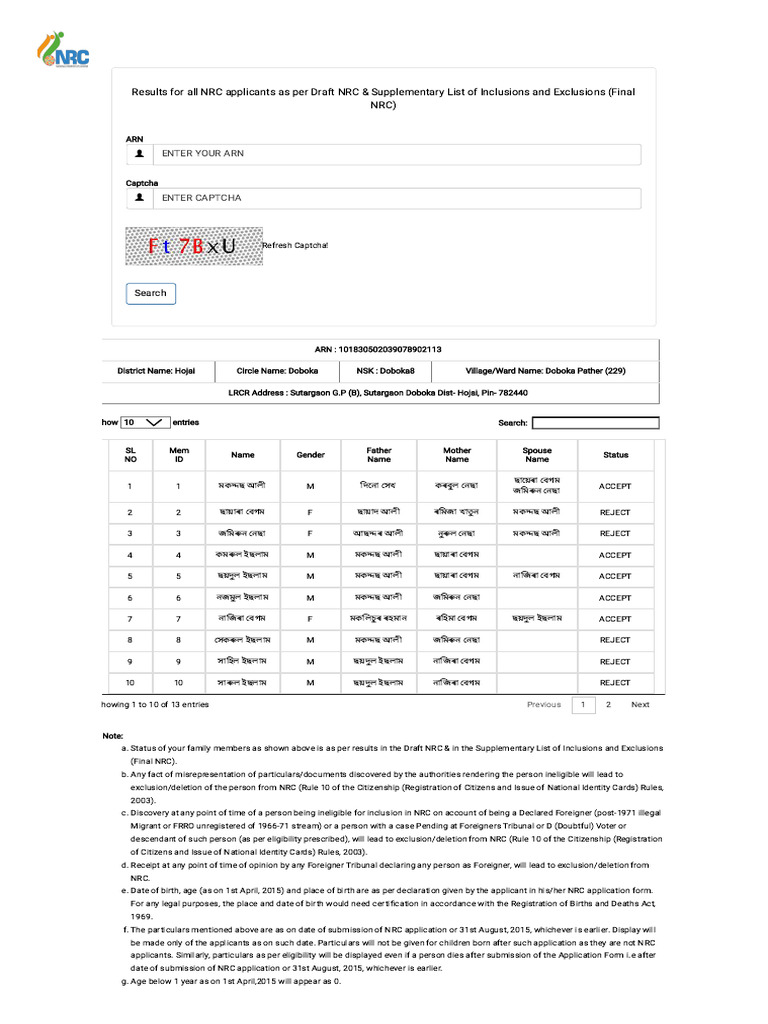 Final - NRC1 | PDF | Government And Personhood | Constitutional Law