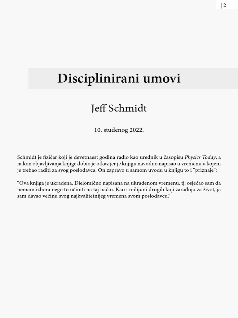 Disciplinirani Umovi Transkript Prve Epizode Podcasta "Otvoreno Pismo ...