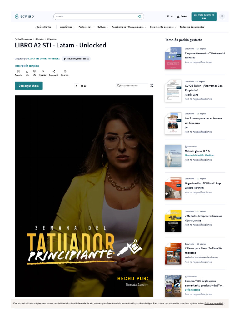 Es Scribd Com Document 639187202 LIBRO A2 STI Latam Unlocked | PDF | Cookie HTTP | Derechos ...