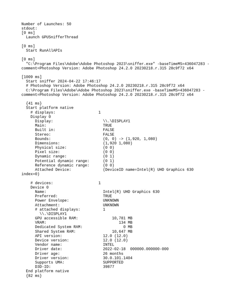 Sniffer Out1 | PDF | Graphics Processing Unit | Computer Graphics