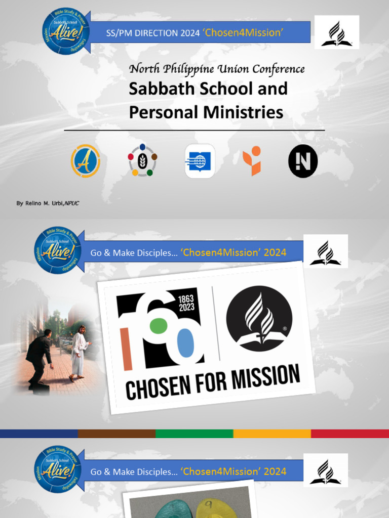 SSPM Discipleship Direction For 2024 | PDF | Disciple (Christianity) | Jesus