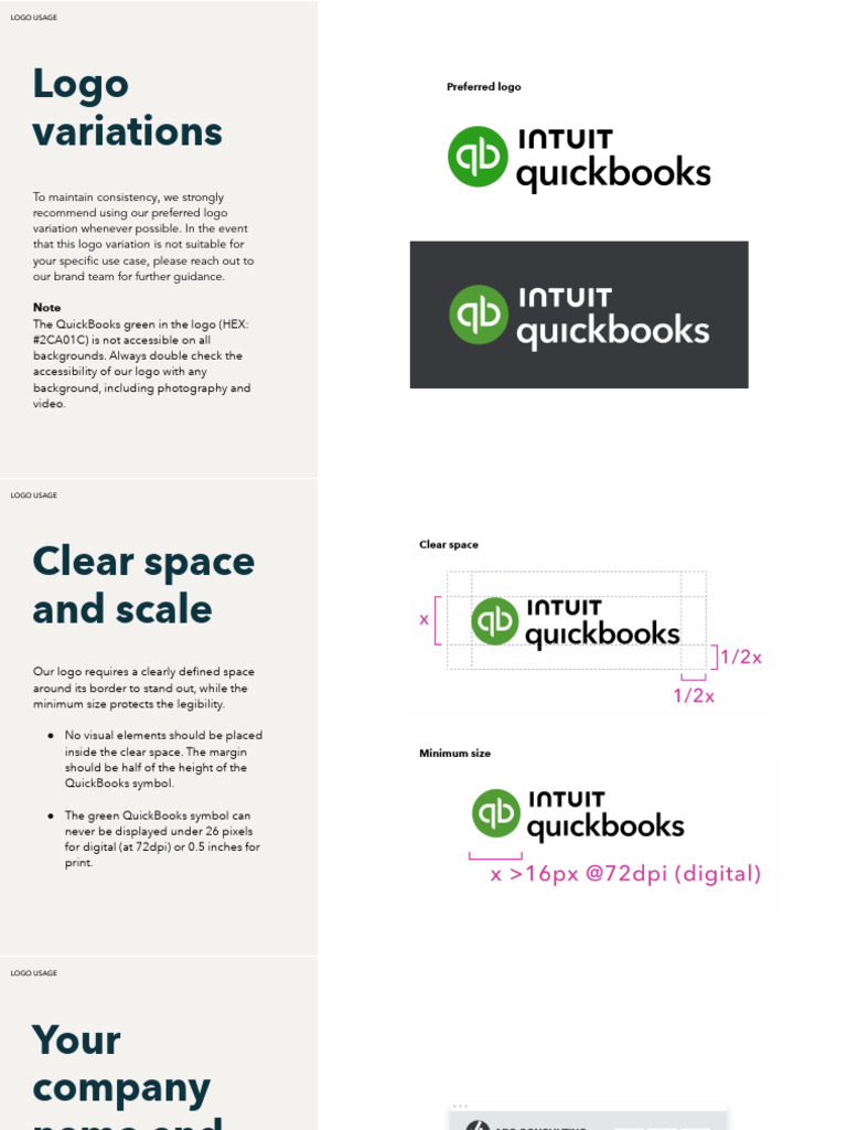 Logo Variations | Download Free PDF | Logos | Quick Books