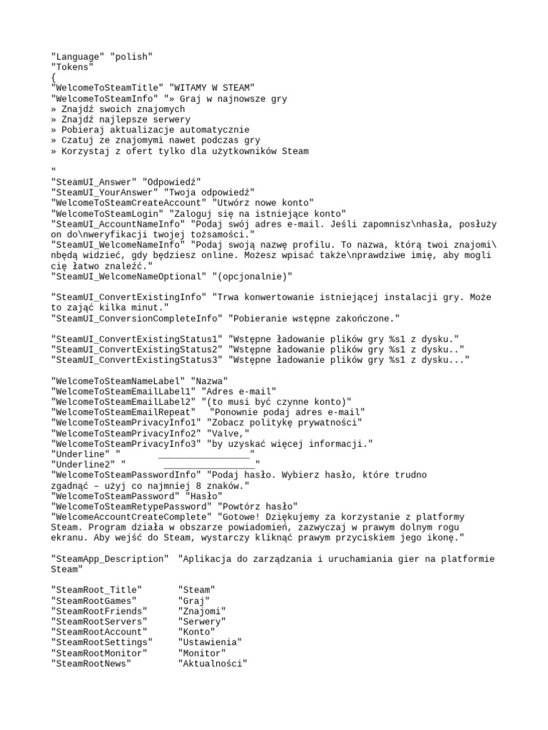 Steamui Polish | PDF