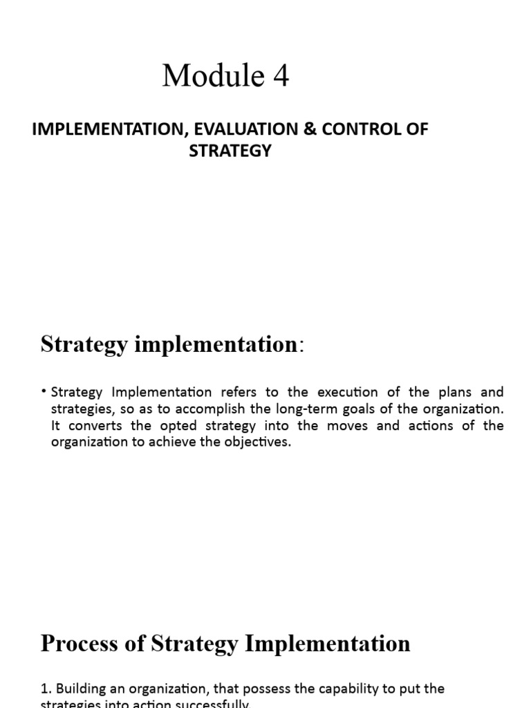 Module 4 SM | PDF | Strategic Management | Organizational Culture