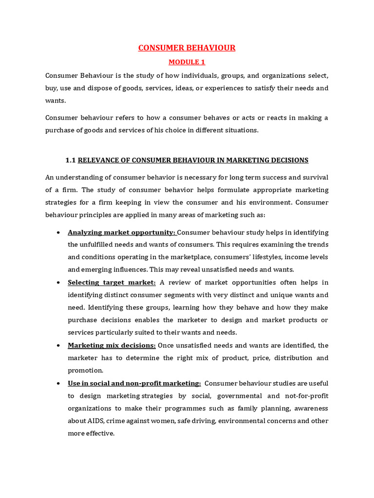 Consumer Behaviour-1 | PDF | Classical Conditioning | Id