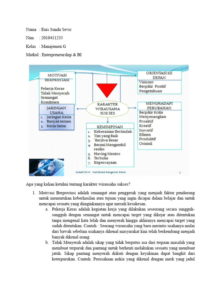 Euis Sunda Sevic - 235 - UTS EBI | PDF