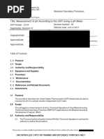 PH Calibration Log Sheet Template | PDF