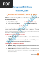 Management Exit Exam Model 2017 | PDF | Pricing | Product (Business)