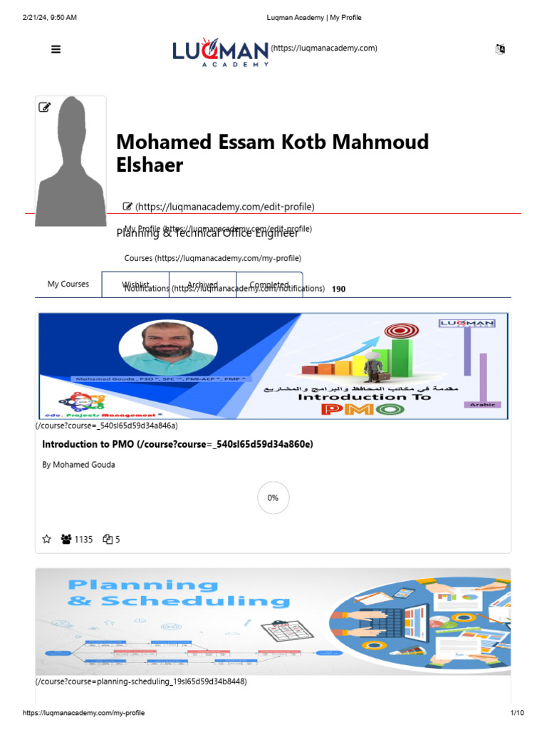 Luqman Academy - My Profile | PDF | Information Technology Management | Data Management Software