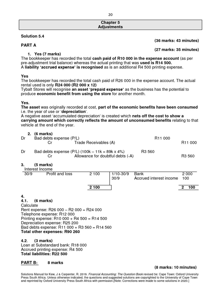 Tut 4 Practice Solutions Not in Textbook | PDF | Expense | Value Added Tax
