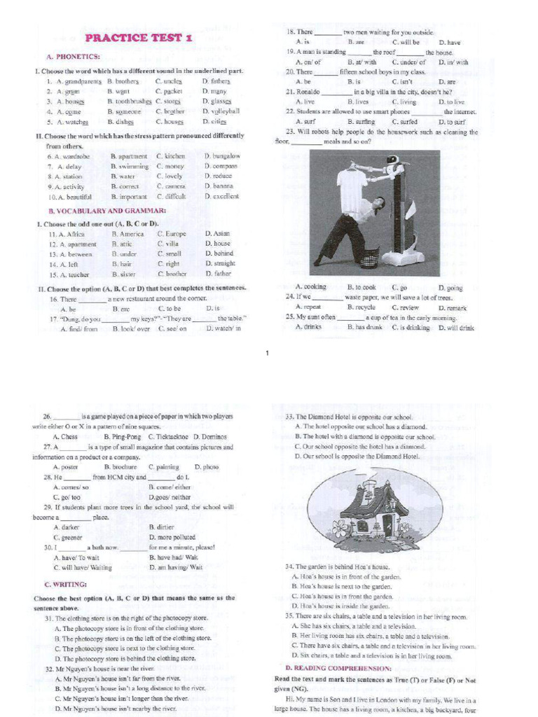 ĐỀ ANH 6 | PDF | Mount Everest