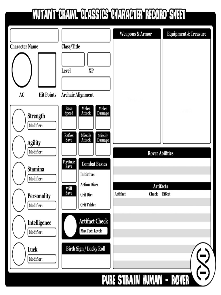 MCC RPG Character Sheets PSH Rover FF Book Antiqua | PDF