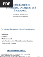 Benzodiazepine Half-Life Comparison Chart | PDF