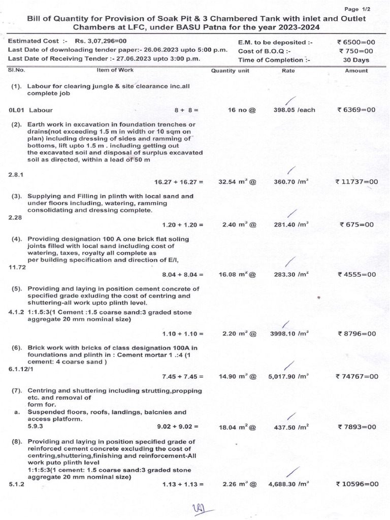 Provision of Soak Pit | PDF
