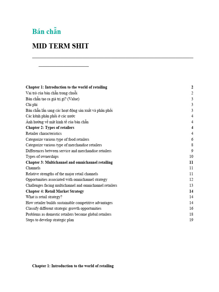 ORM Midterm Summary | PDF