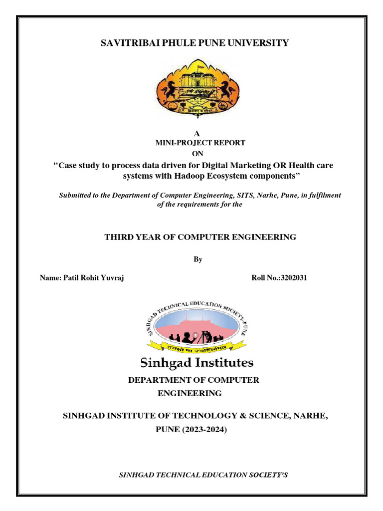 dSbDa MiniProject Case Study | PDF | Apache Hadoop | Apache Spark