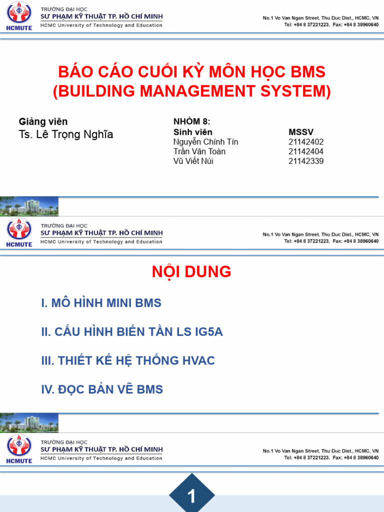 báo cáo cuối kì BMS nhóm8 | PDF