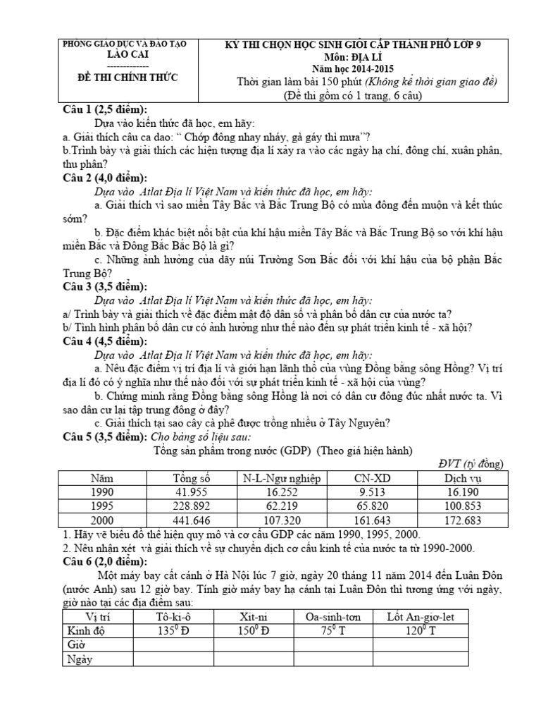 De Thi Chon HSG | PDF