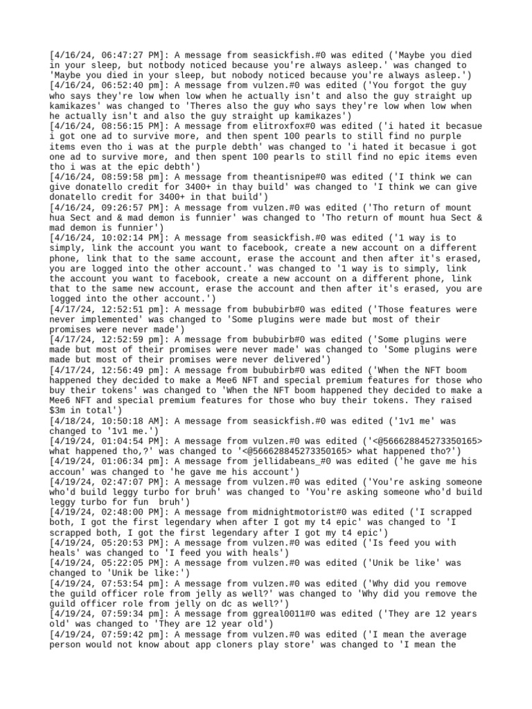 Messages | PDF