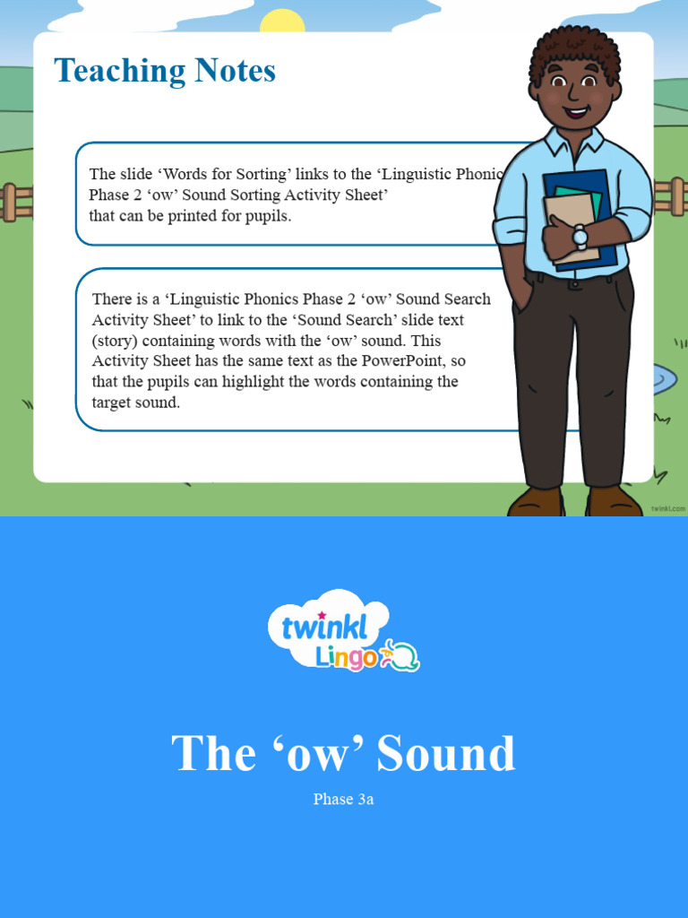 Ni L 11 Northern Ireland Linguistic Phonics Stage 5 and 6 Phase 3a Ow ...