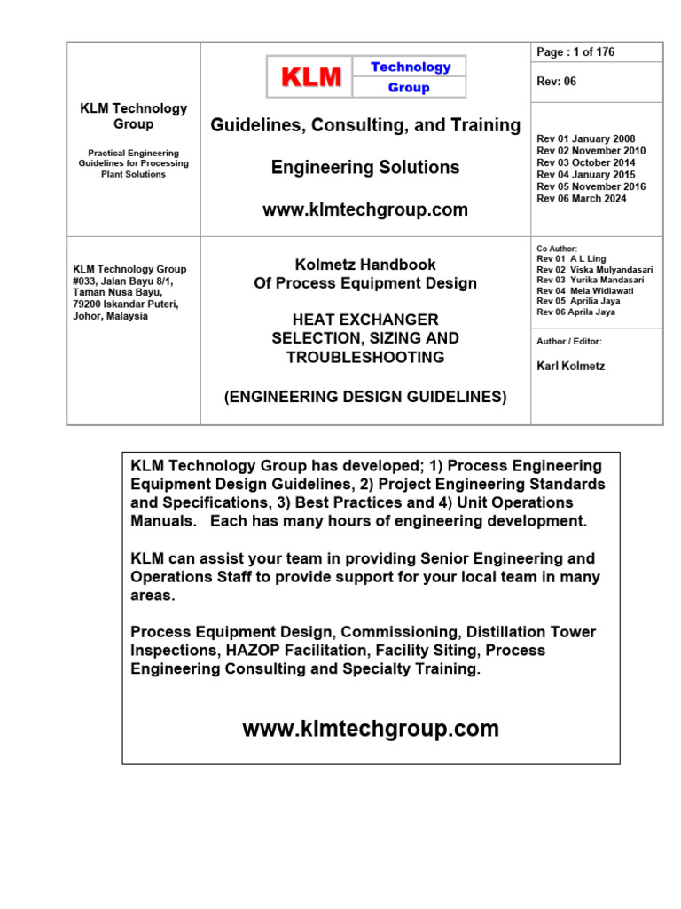 Heat Exchanger Guideline | PDF | Heat Exchanger | Heat Transfer