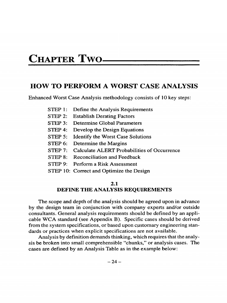 Chapter Two How To Perform A Worst Case Ana 1998 The Design 4576