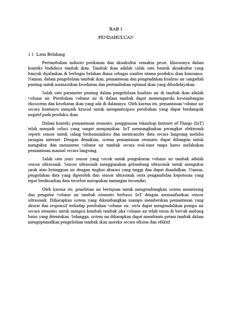 Proposal Capstone Design | PDF