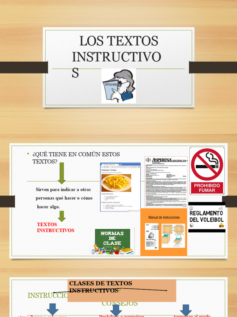 Los Textos Instructivos | PDF