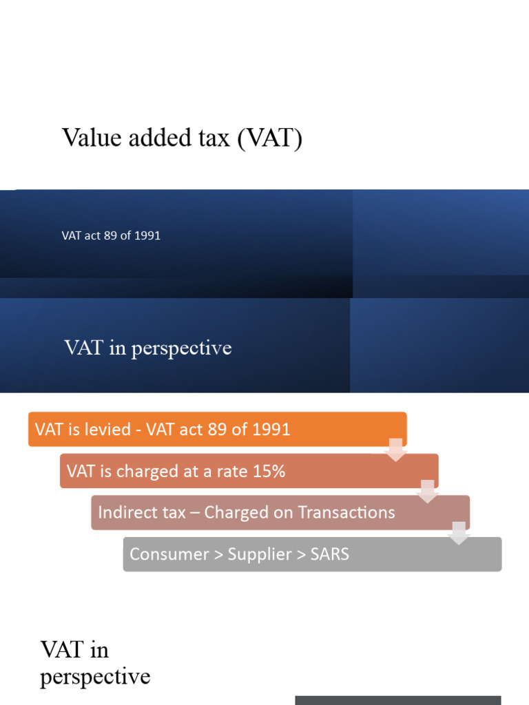 VAT Lesson 1 | Download Free PDF | Value Added Tax | Taxes