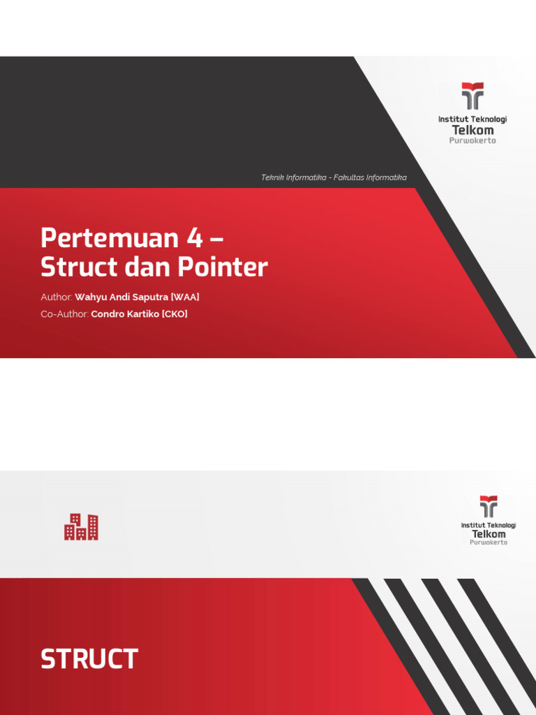 Pertemuan 4 - Pointer Dan Struct - WAA | PDF