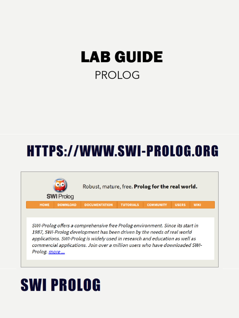 Prolog Lab Guide | PDF Prolog Lab Guide | PDF