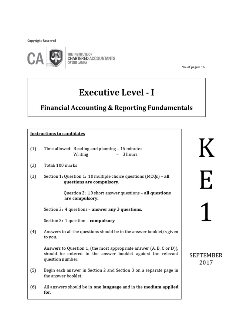 2017 SEP Financial Accounting Reporting Fundamentals September 2017 ...