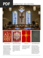 Church Liturgical Objects and Terms 011717 | PDF | Eucharist | Altar
