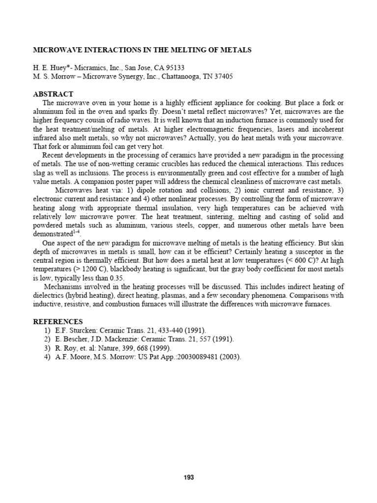 Book 135 | PDF | Metals | Microwave