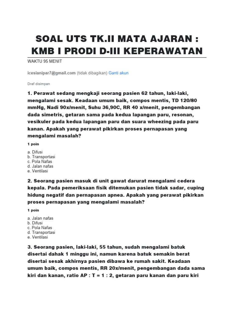 Soal Uts KMB-1 | PDF