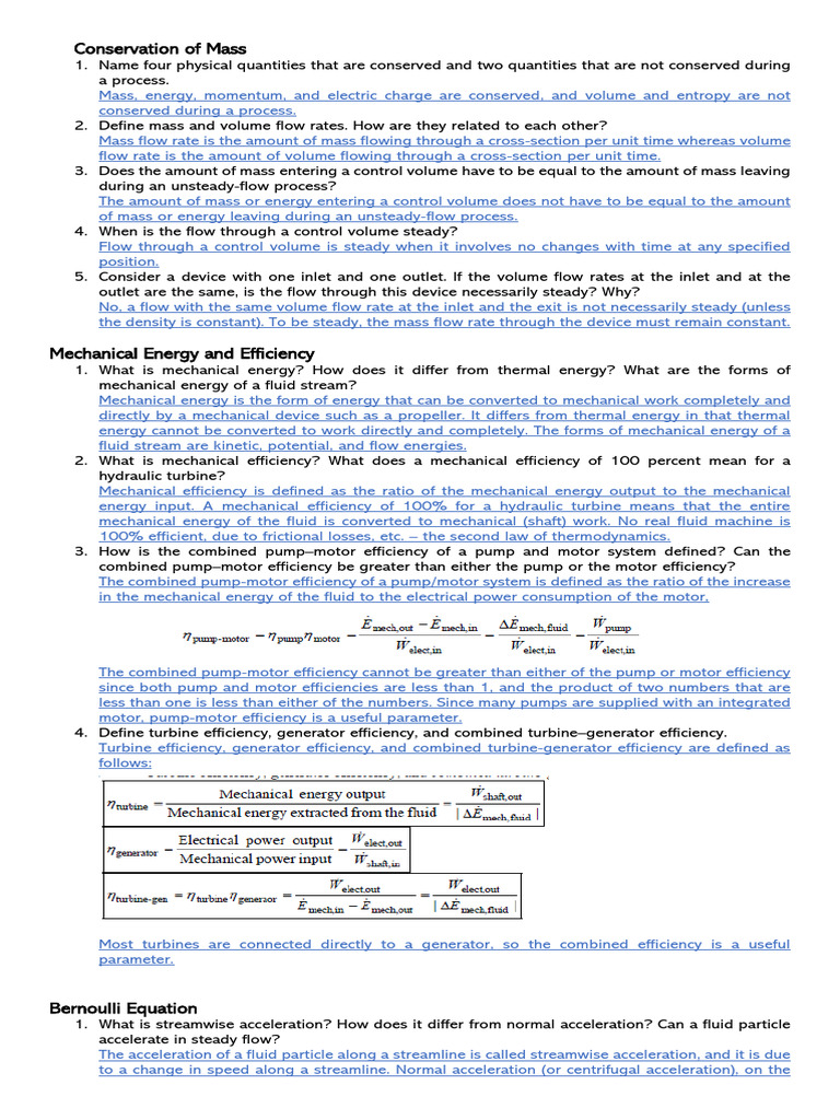 Midterm Part 2 Reviewer | PDF | Fluid Dynamics | Pressure