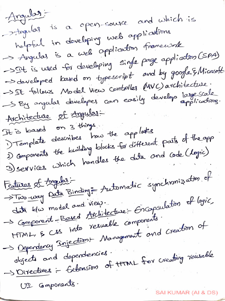 Unit-5 MEAN STACK Angular | PDF