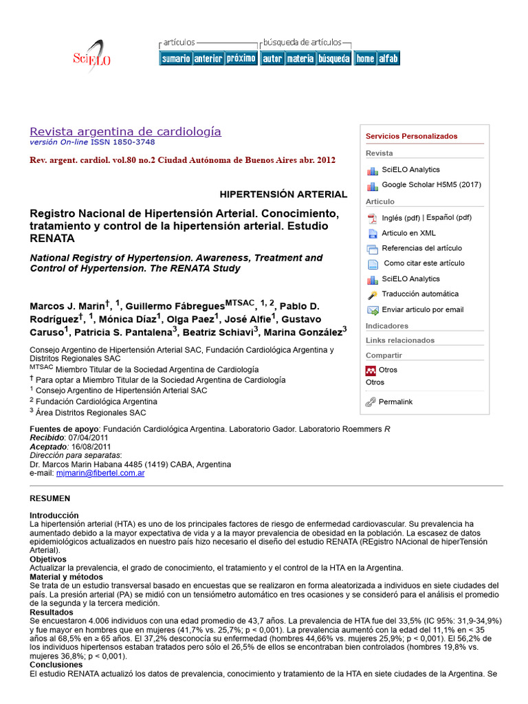 Renata 1 | PDF | Hipertensión | Nefrología