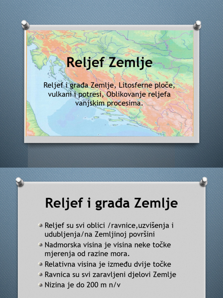 PONAVLJANJE Reljef Učenica | PDF