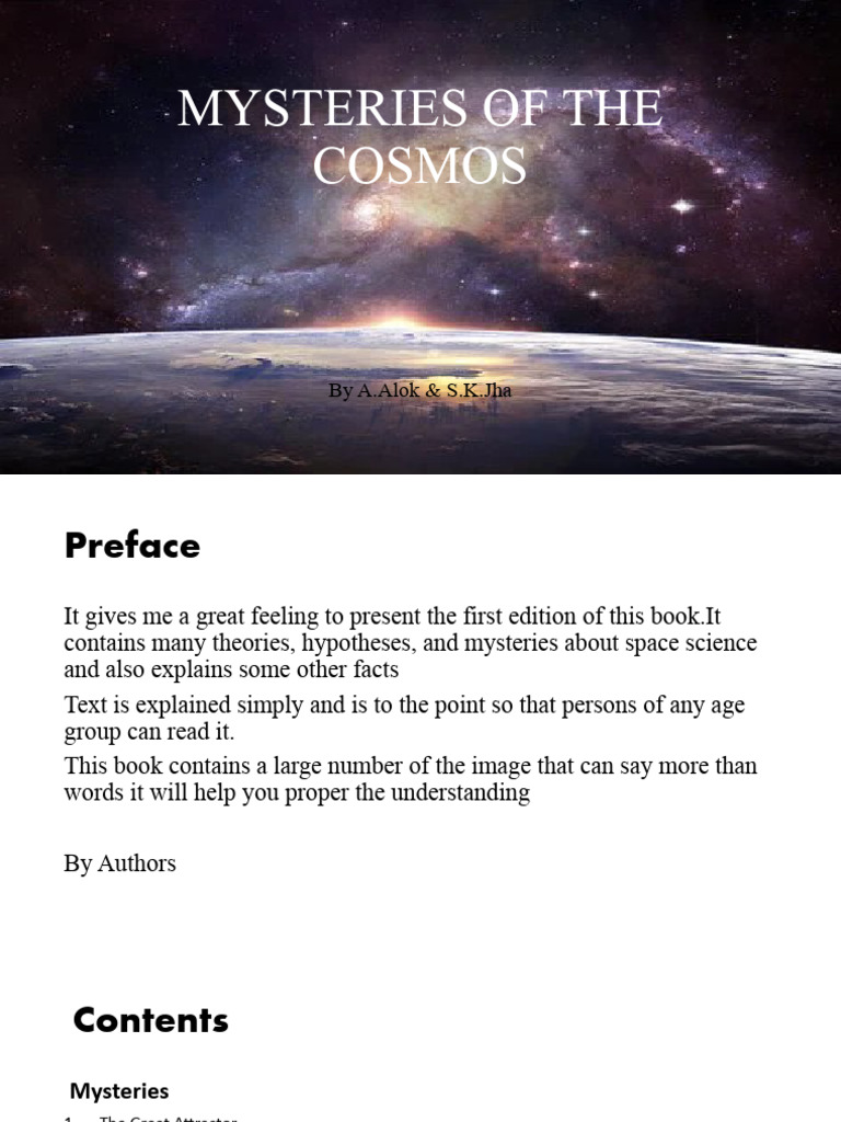 Mysteries of The Cosmos | PDF