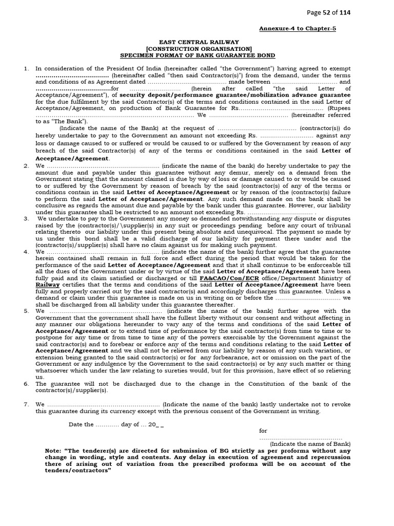 Performance Guarantee | PDF | Justice | Crime & Violence