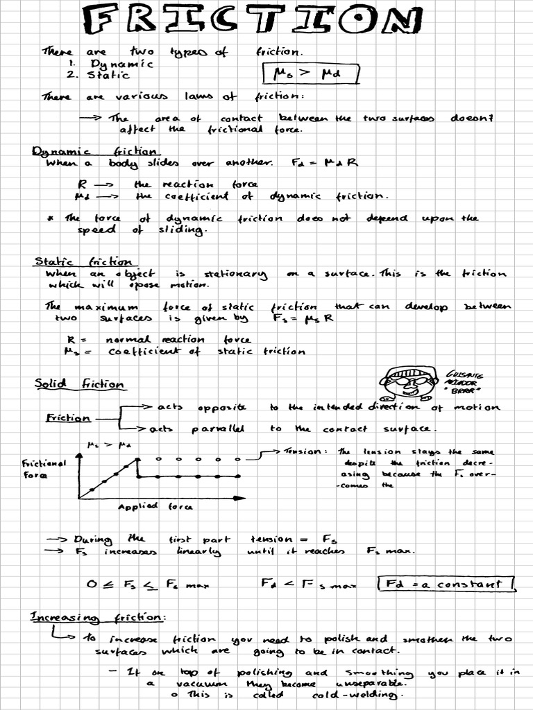 IB Physics HL Friction | PDF