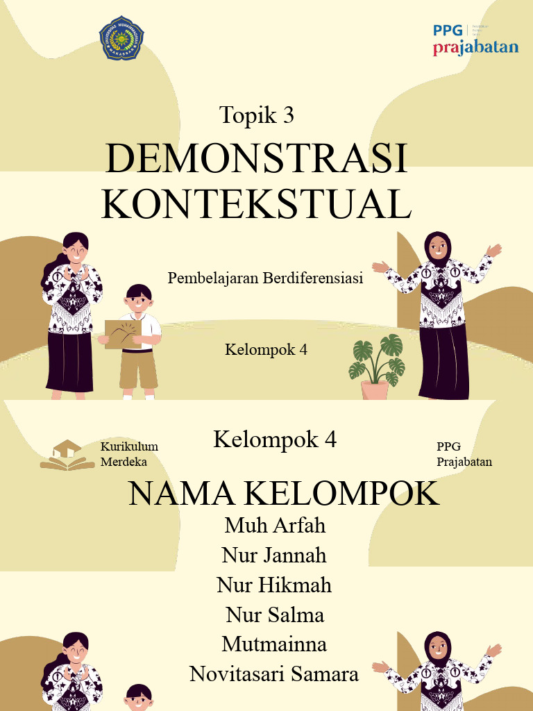 Topik 3 Demonstrasi Kontekstual Pembelajaran Berdiferensiasi - 20240314 - 064842 - 0000 | PDF