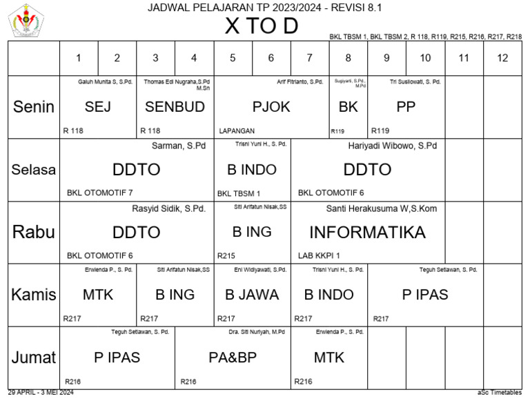 Ddto Ddto: Senin | PDF